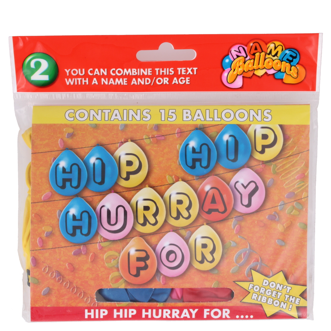 Wholesale Hip Hip Hurray For 15 Balloons
