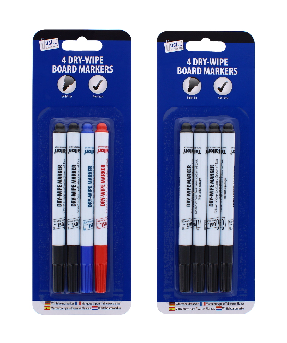 Wholesale Dry-Wipe Board Markers 4 Pack