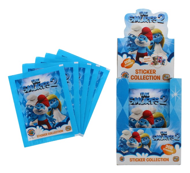 Wholesale The Smurfs 2 Stickers Display Box