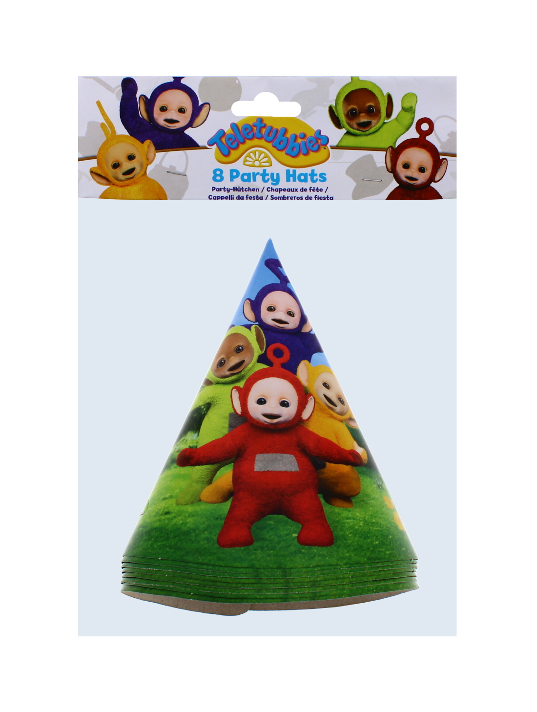 Wholesale Party Hat Teletubbies 8 Pack