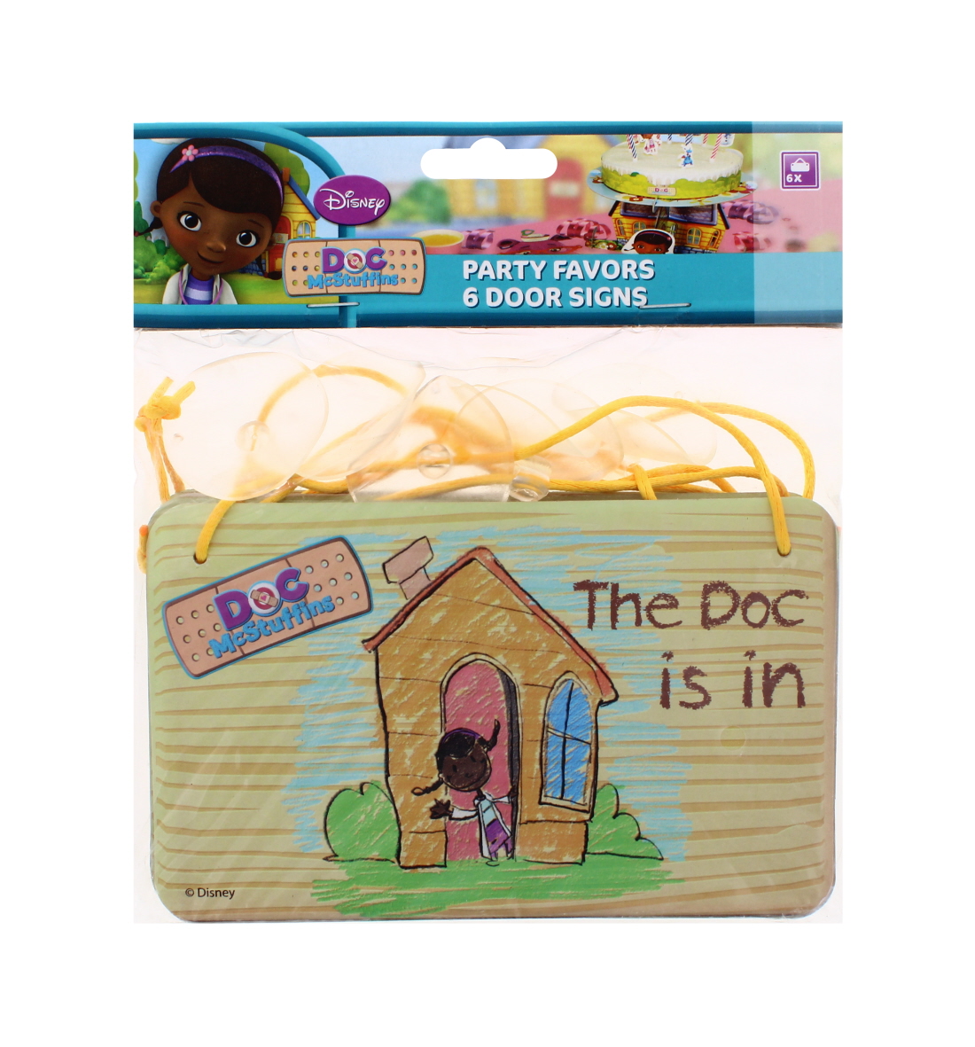 Wholesale Disney Party Favors Door Signs Stickers 6 Pack