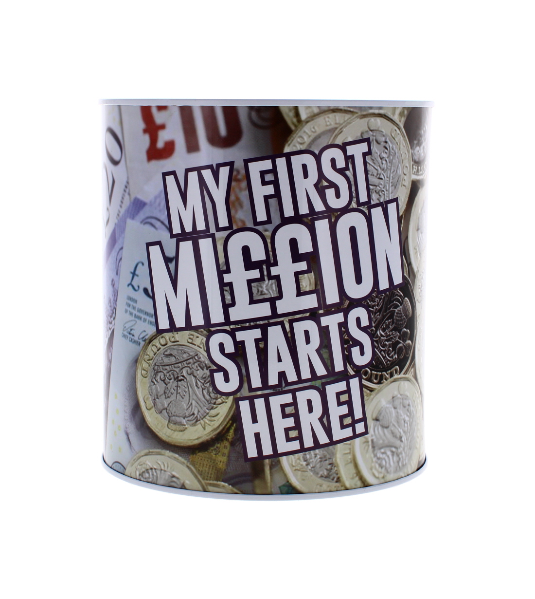 Wholesale XL-Money Tins My First Million Starts Here