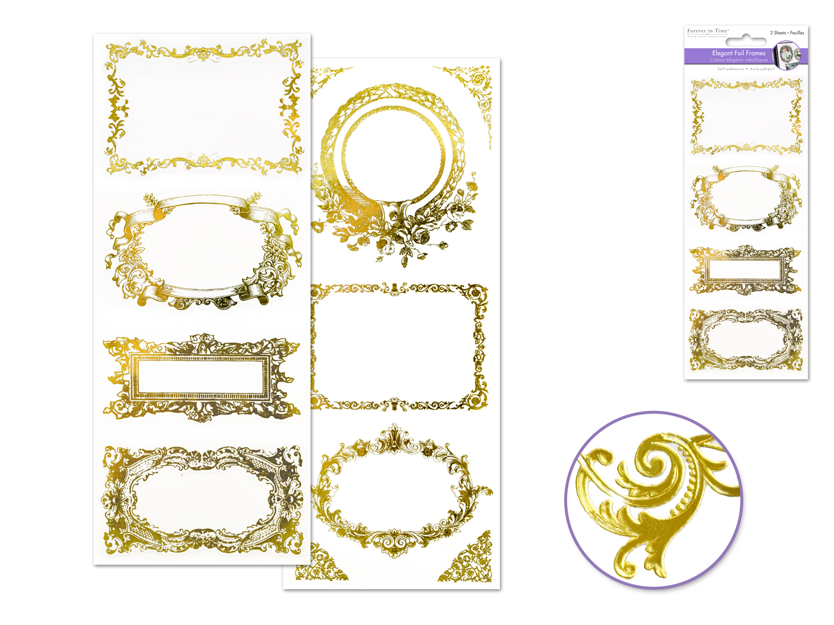 Elegant Foil Frames Gold Frame Medley Wholesale