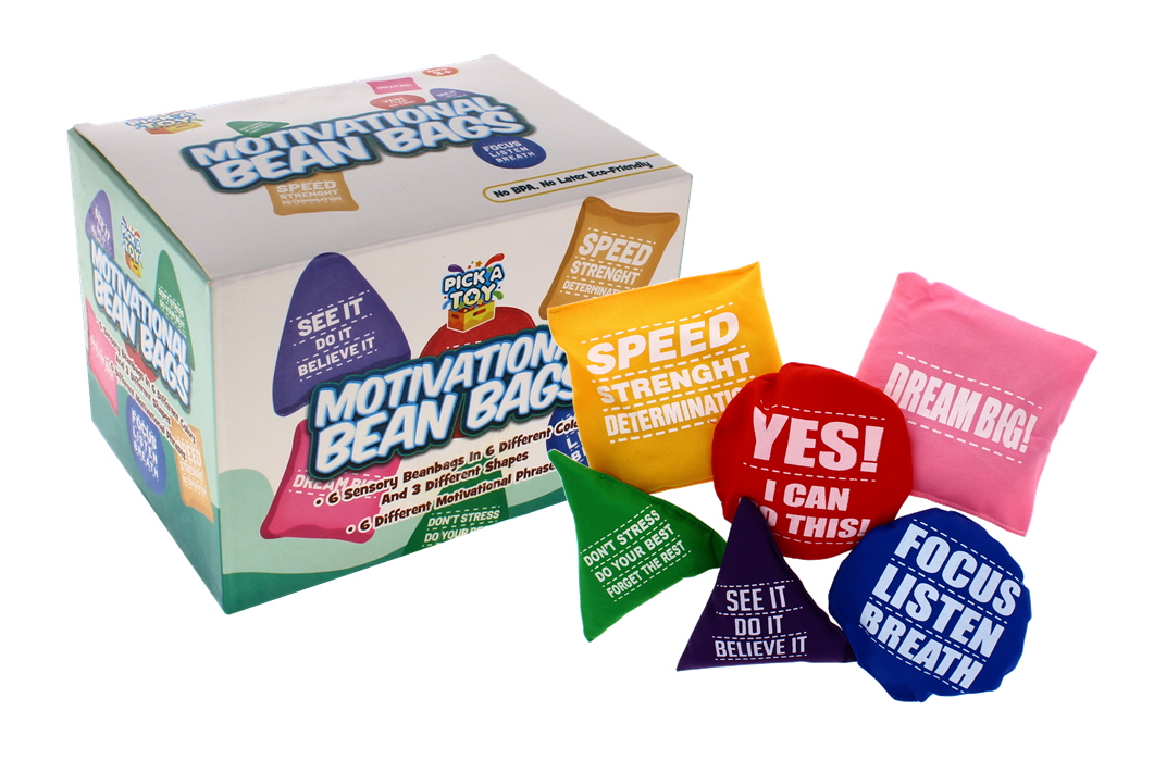 Enhance Your Space with 6 Pack Motivational Bean Bags - Sensory Delight ...