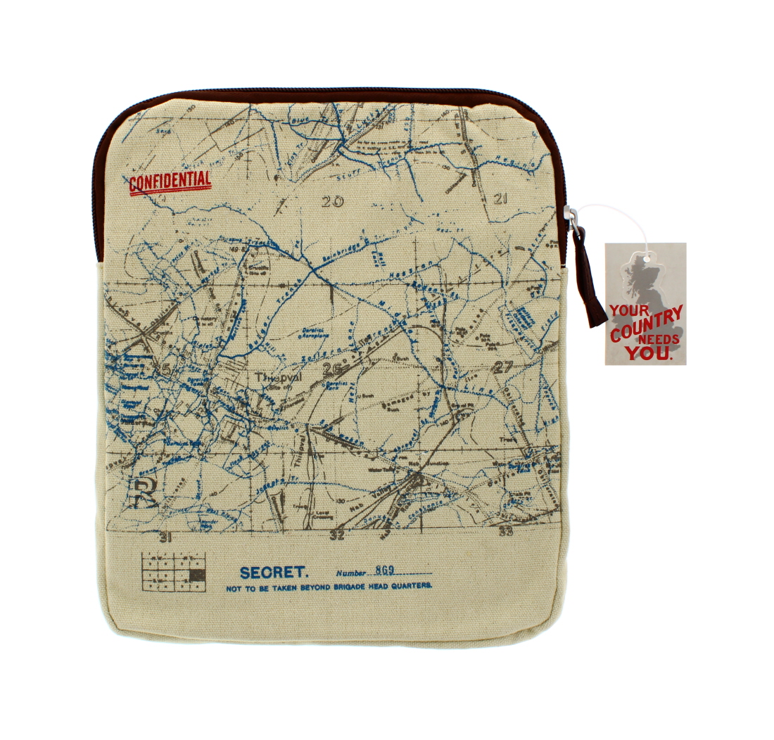 Wholesale Protective Tablet Sleeve Trench Map Design