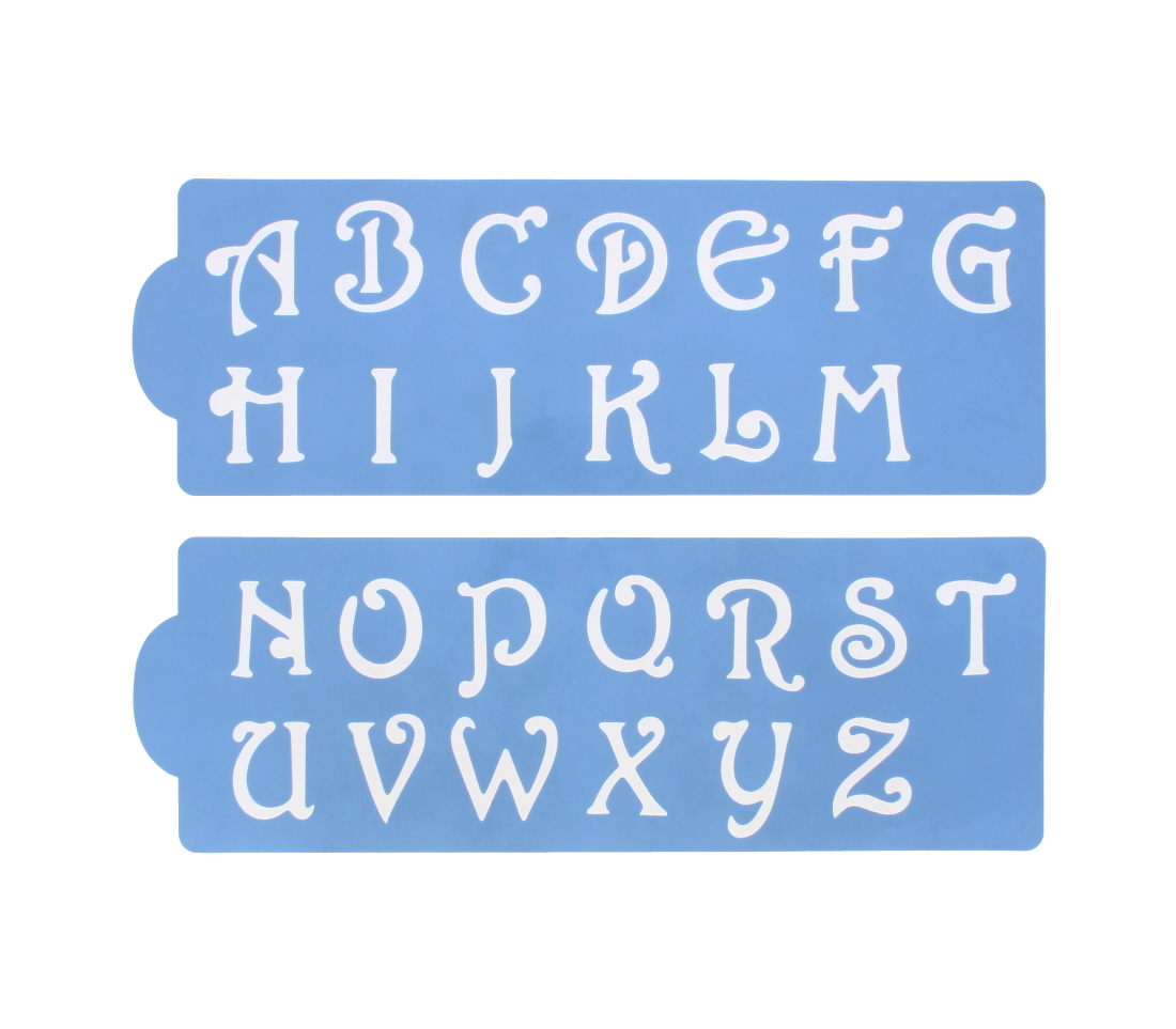 Wholesale Cake Decorating Alphabet Stencil Set