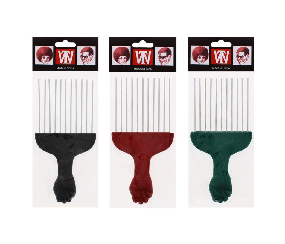 Afro Hair Comb Wide Metal Needle Wholesale in bulk