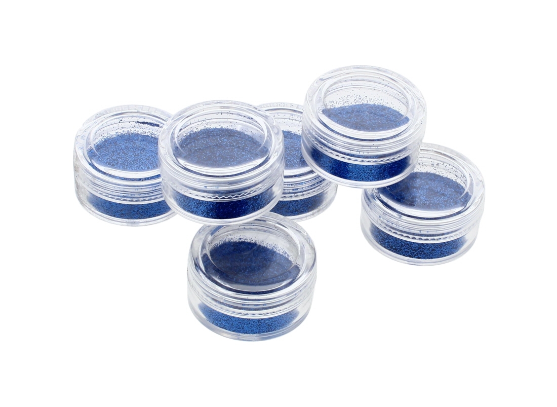 Wholesale Blue Pot of Glitter | Craft Supplies | Rysons