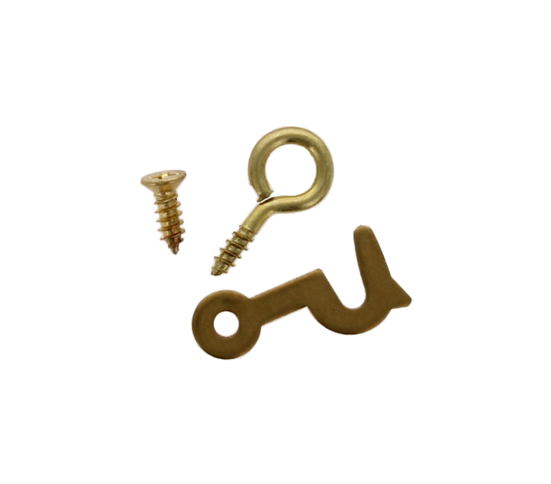 Wholesale Side Hooks & Eyes | Brass Plated 19mm | Fasteners