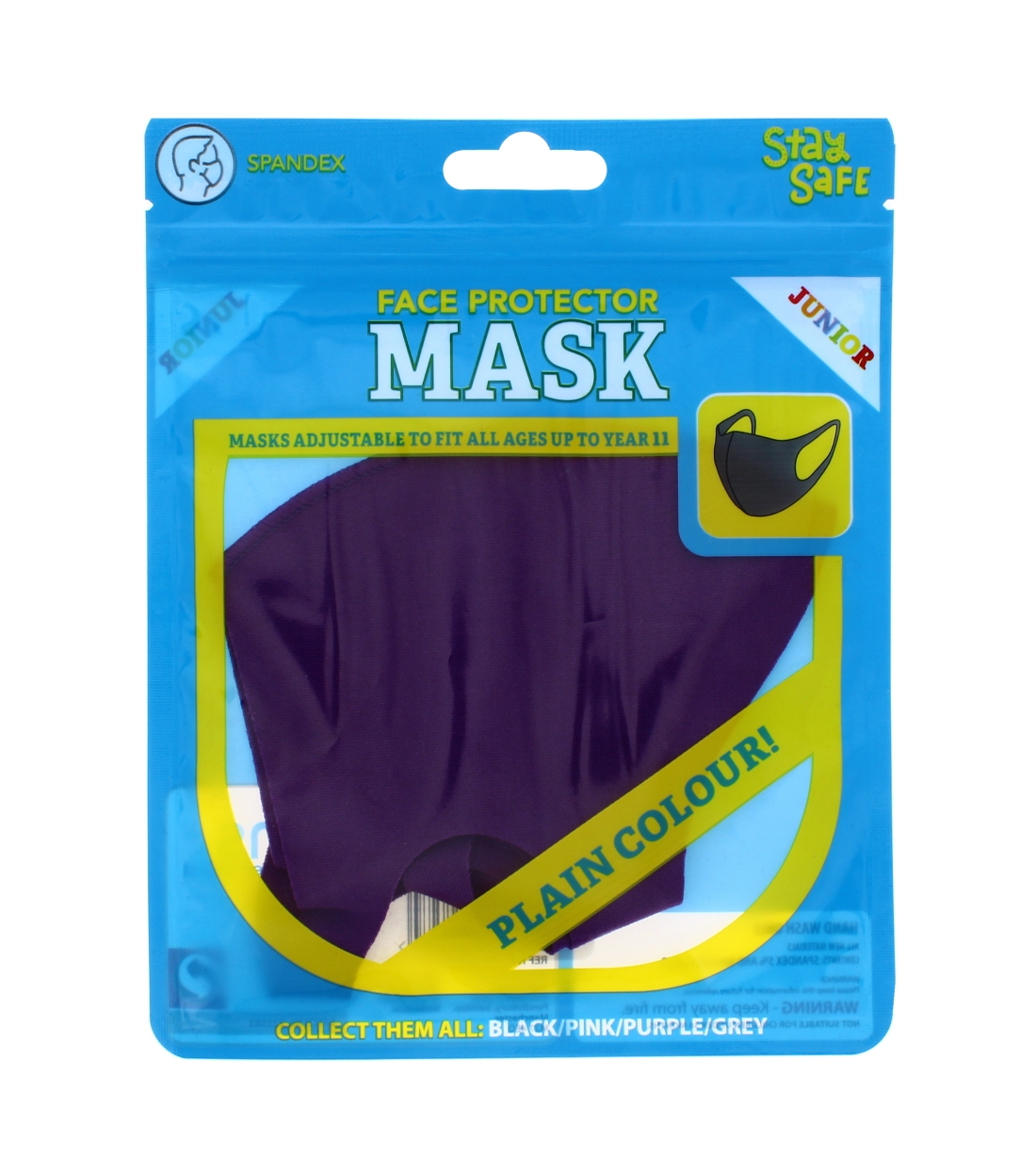 Wholesale Junior Face Protector Mask Purple
