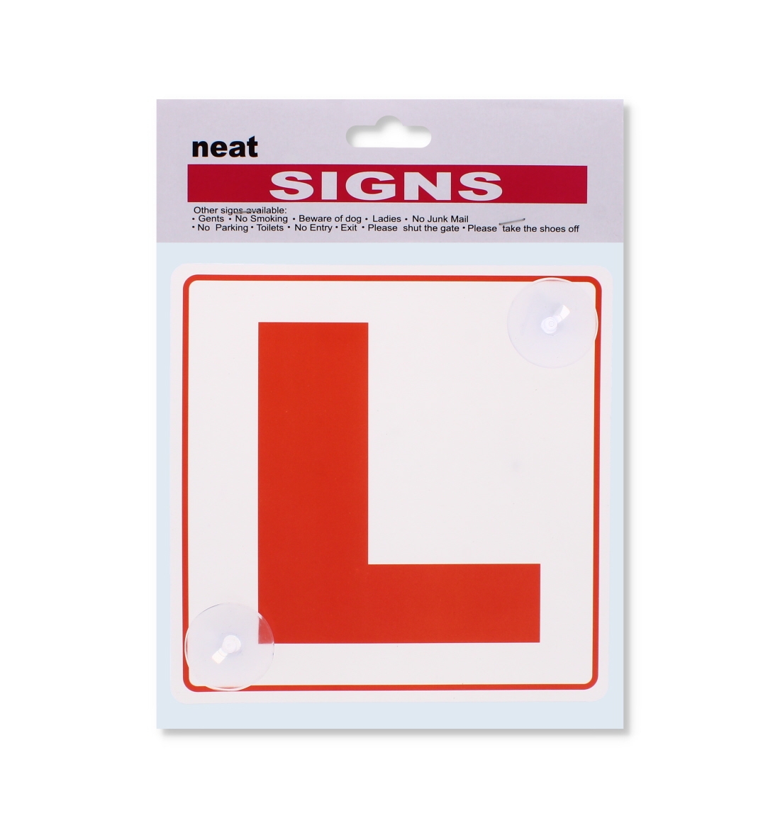Wholesale Pvc Learner Driver L Plate – Red 15 X 15 cm