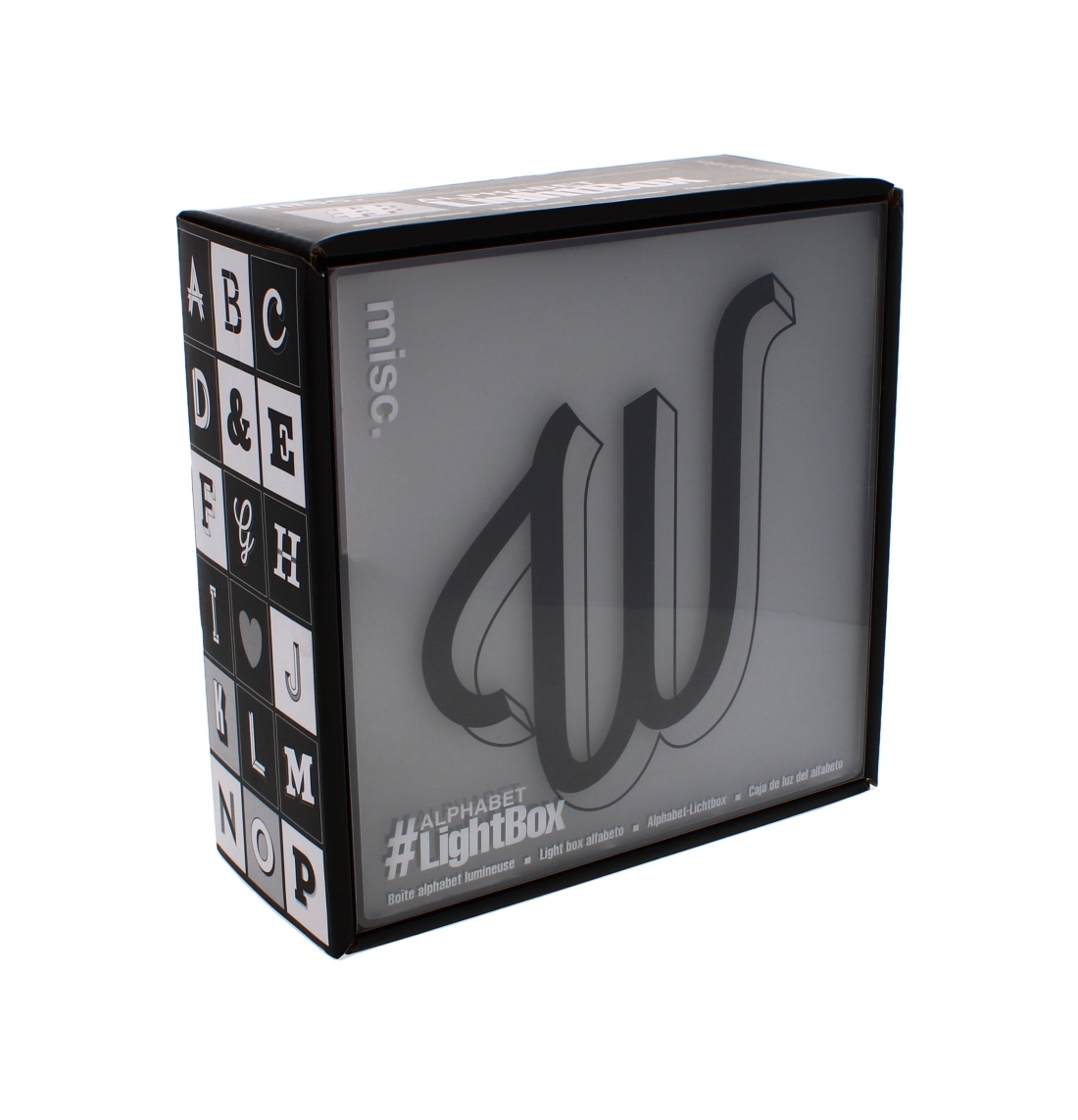 Wholesale Alphabet Light Up Box Letter W