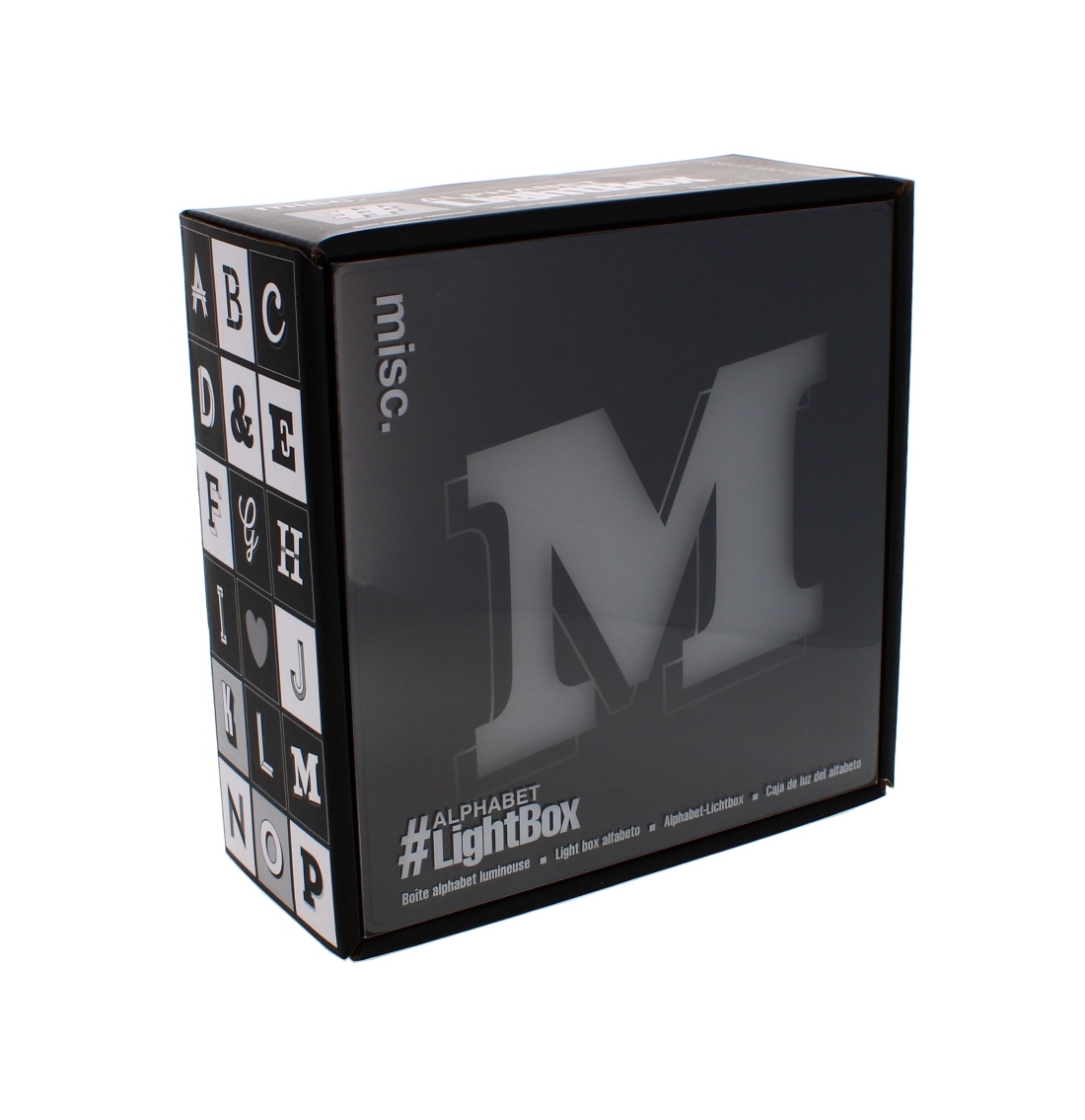 Wholesale Alphabet Light Up Box Letter M