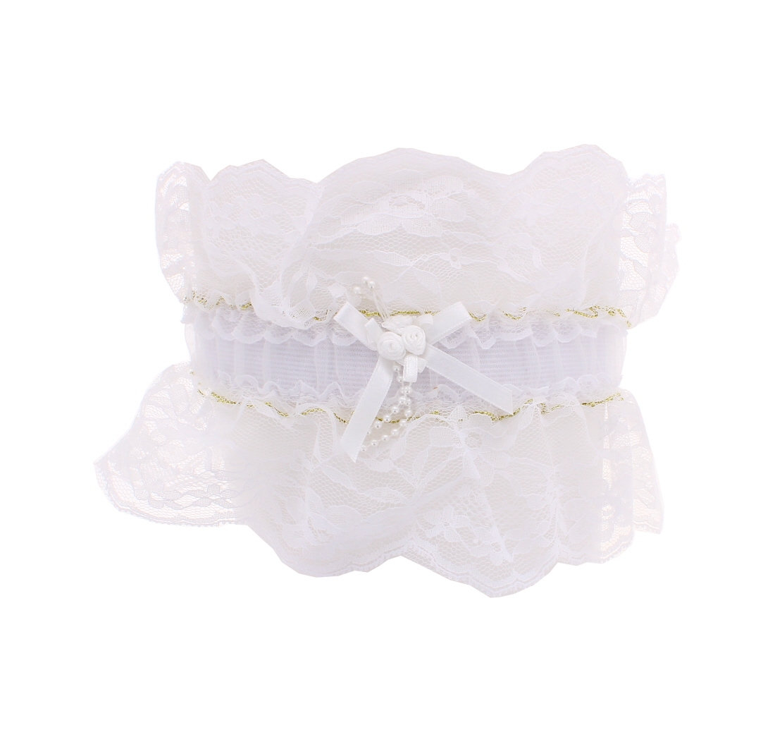Wholesale Elegant Bridal Garter In White