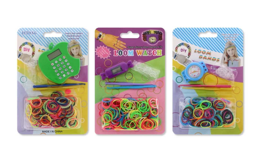 Wholesale Loom Band With Calculator/Watch Assorted