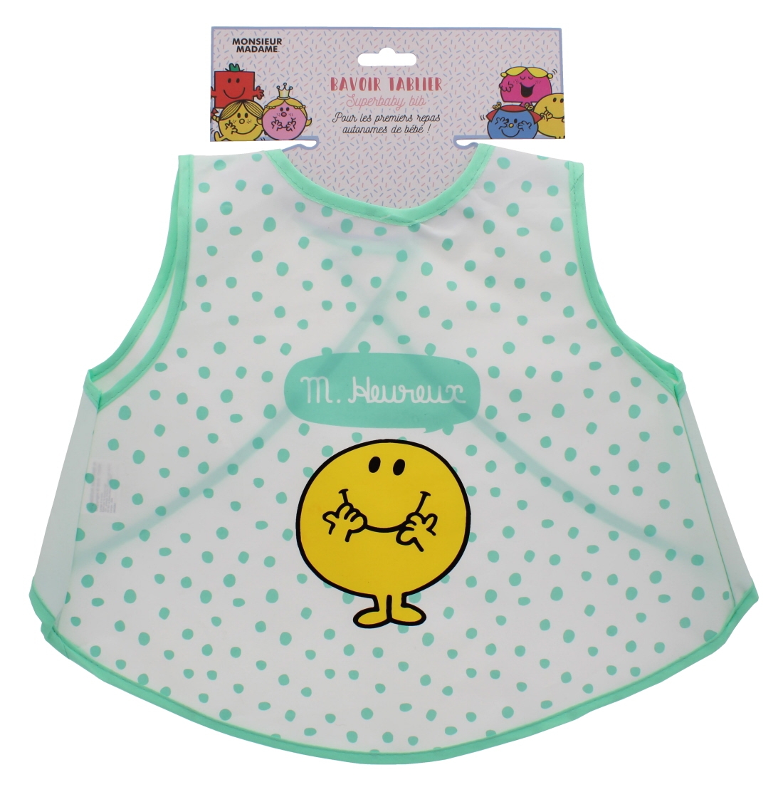 Wholesale Mr Men Baby Bibs Assorted