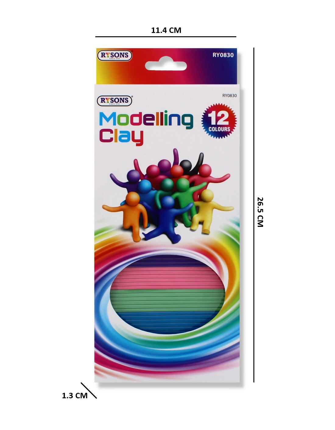 Wholesale Rysons Modelling Clay Set 12-Piece Assorted Colour | Safe ...