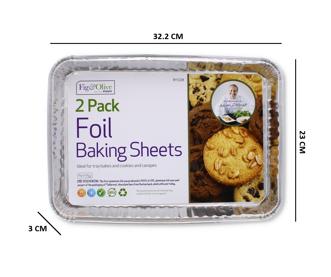 Wholesale 2 Pack Foil Baking Sheets - Rysons
