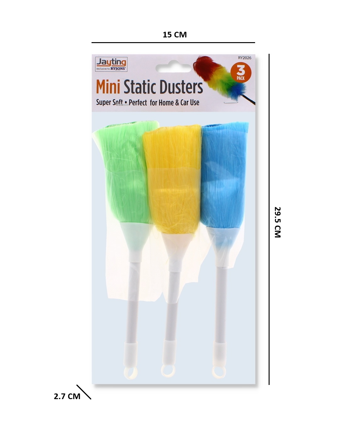 Wholesale Mini Static Dusters 3 Pack - Rysons