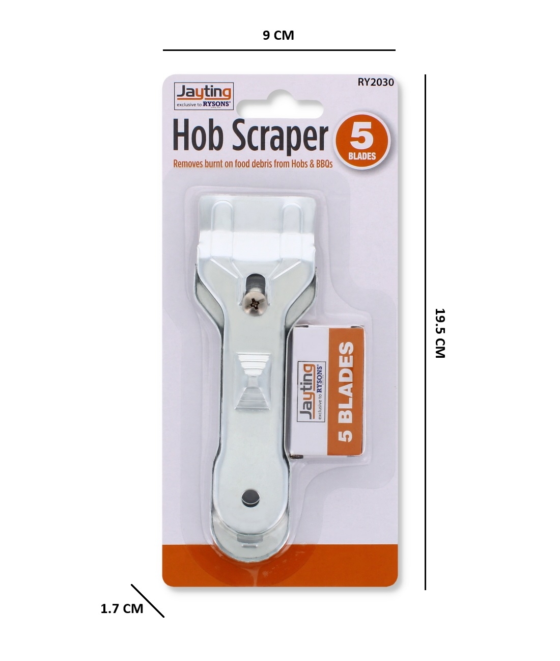 Wholesale Hob Scraper with 5 Blades - Rysons