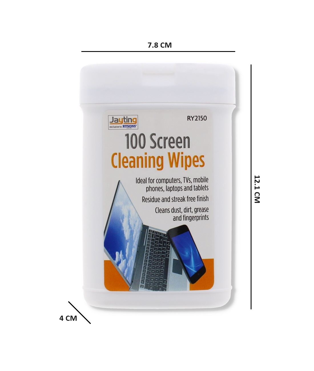 Wholesale Screen Cleaning Wipes 100pk - Rysons