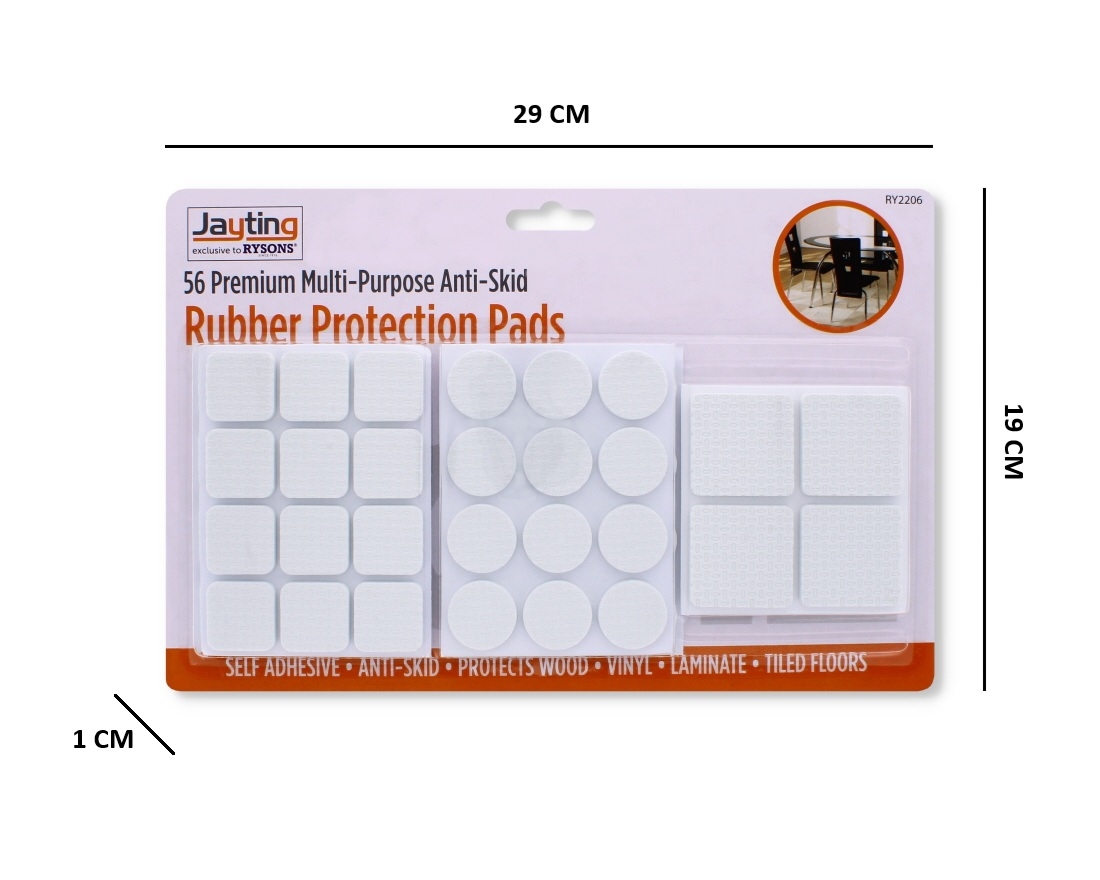 Wholesale 56 Anti-Skid Rubber Pads - Rysons Brand