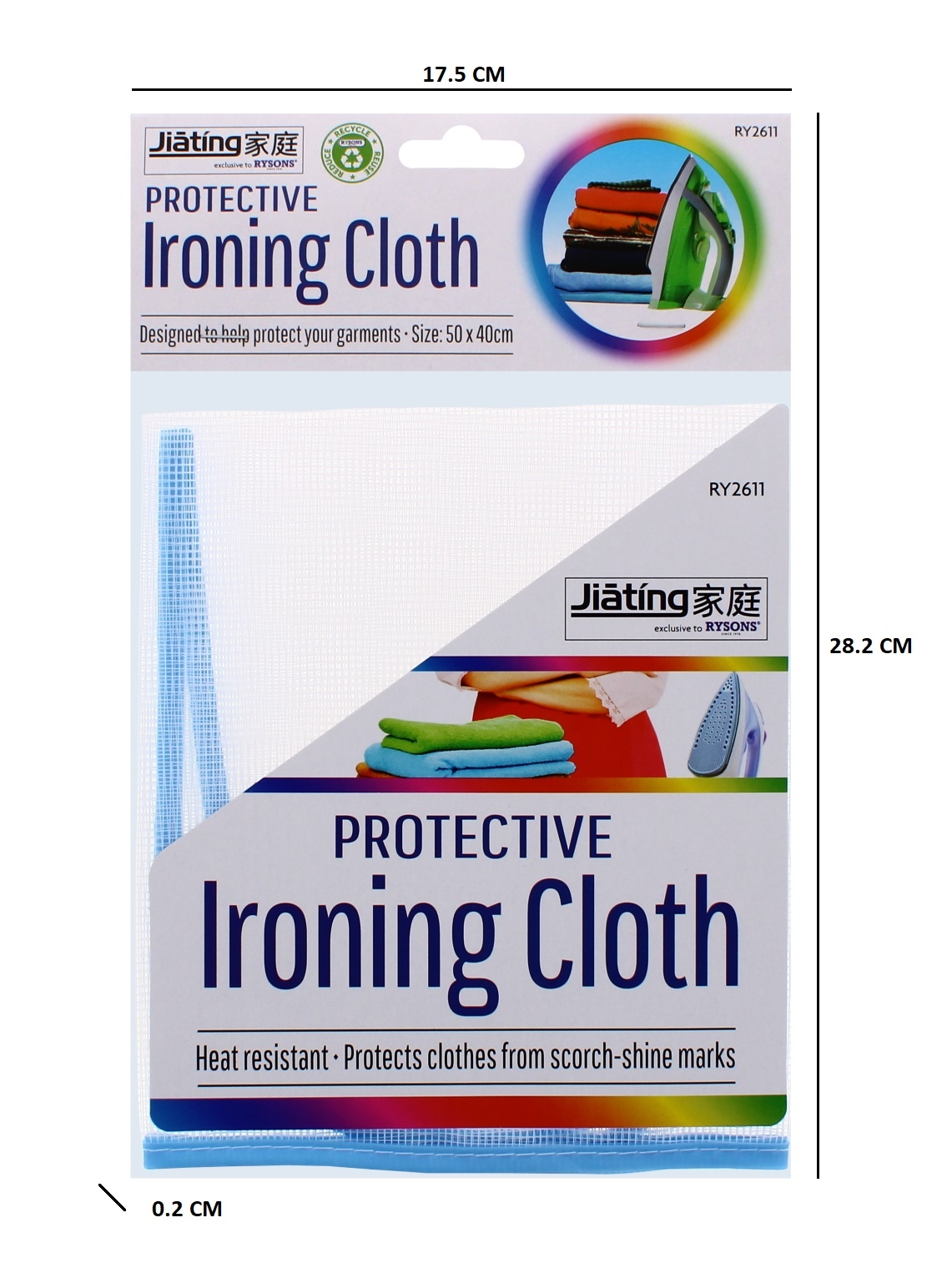 Wholesale Heat Resistant Ironing Cloth | Rysons UK Supplier