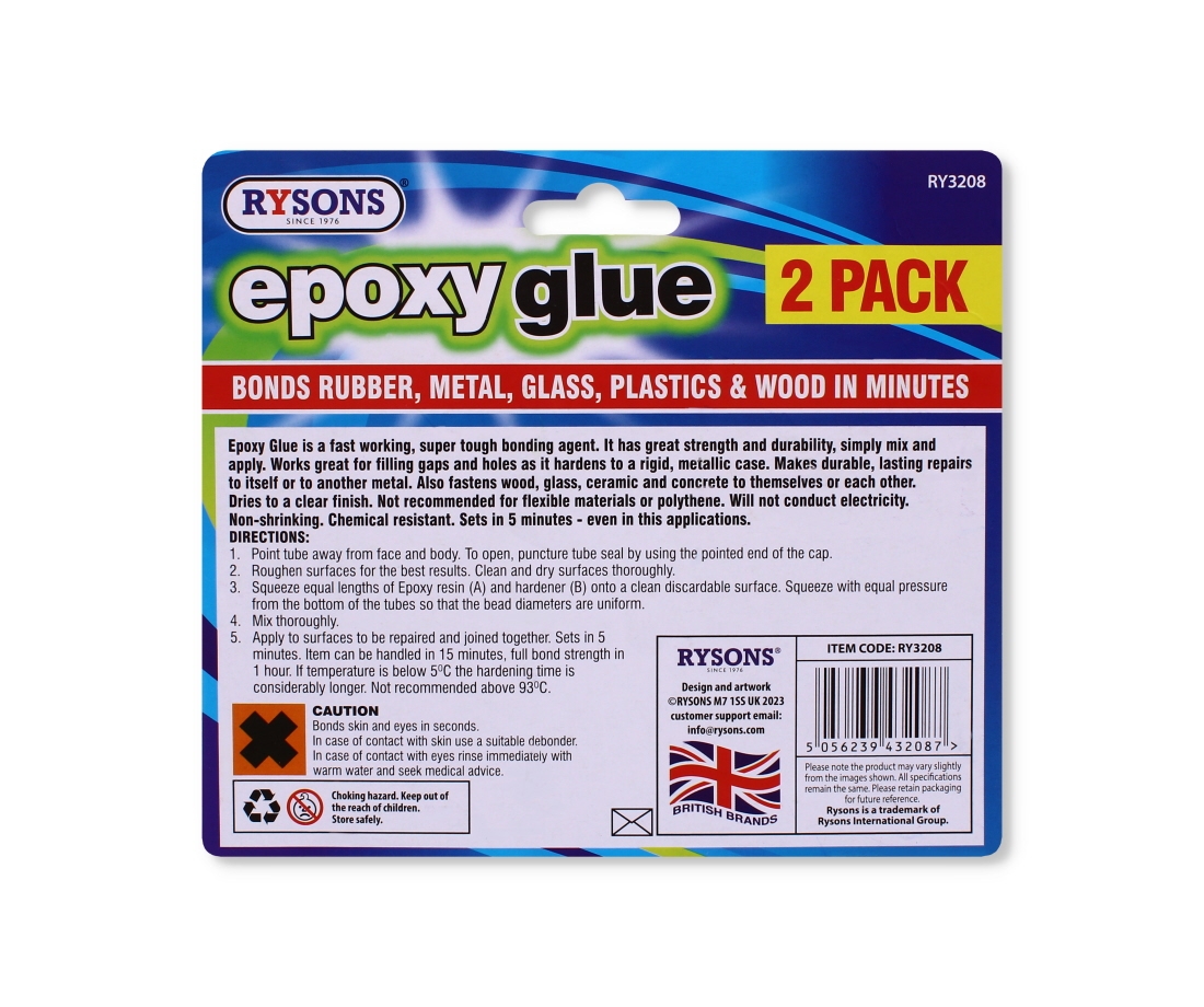 Wholesale Epoxy Glue Twin Pack - Rysons