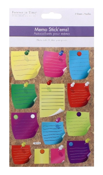 Wholesale Memo Stick'Ems Assorted