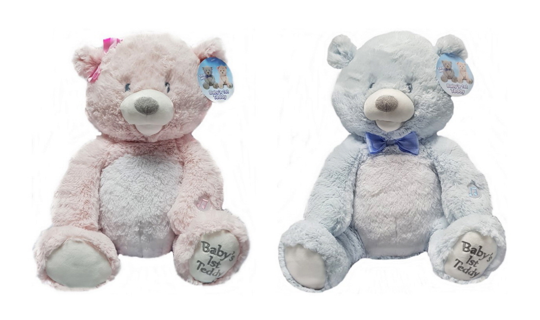 Wholesale Baby 1St Teddy Bear Pink & Blue