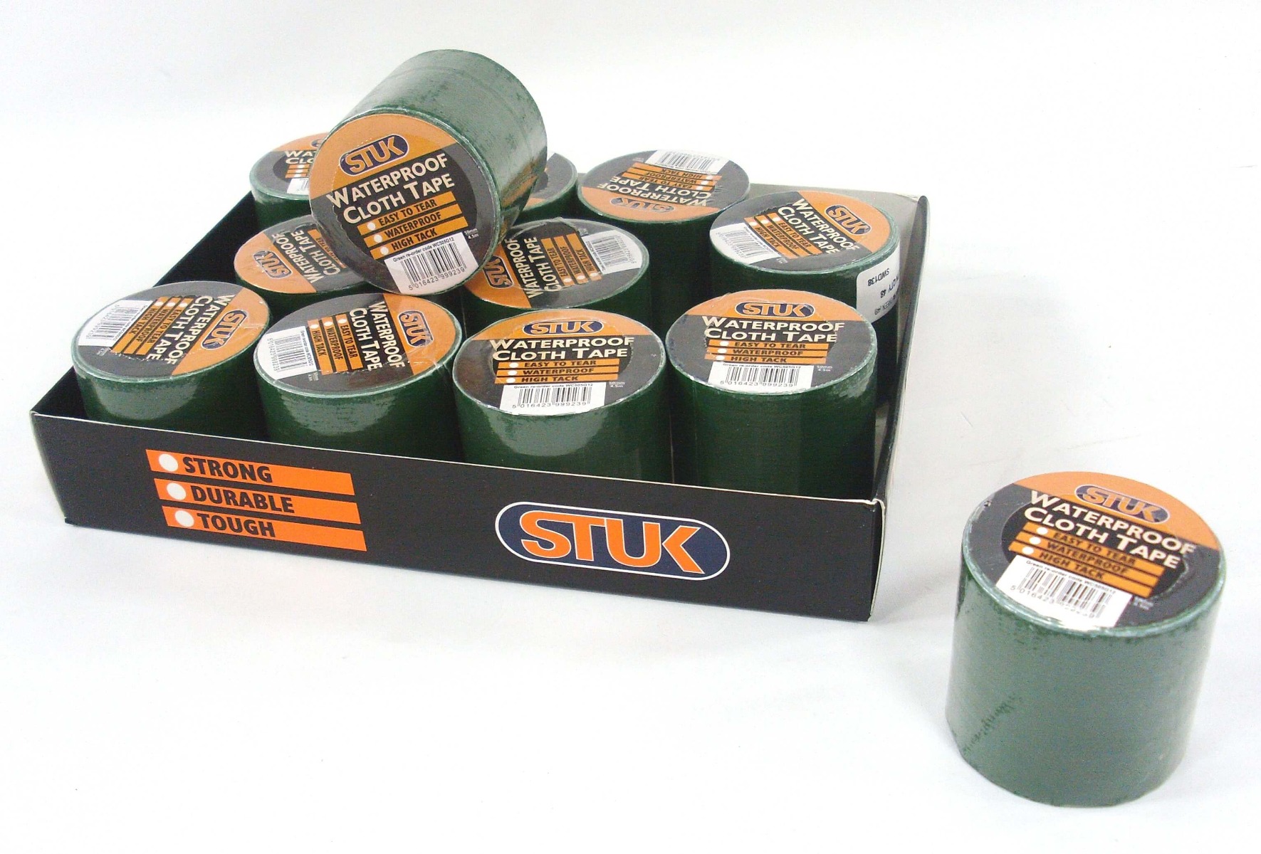 Wholesale Stuk Waterproof Cloth Tape 4.5M Green